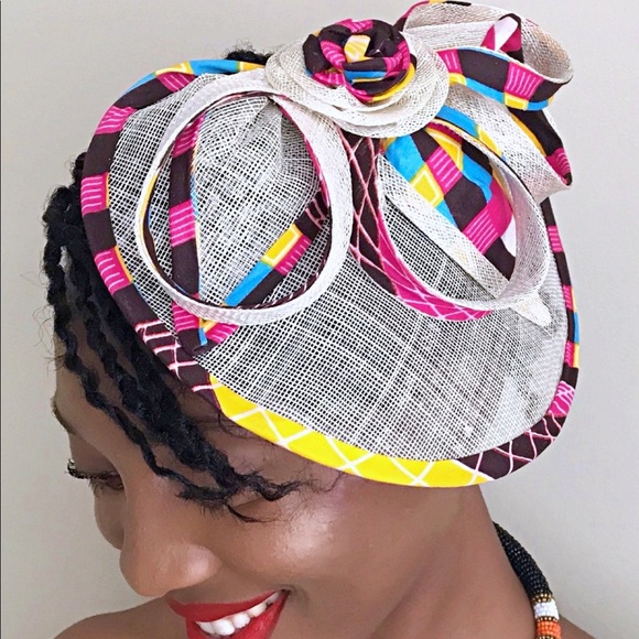 Accessories | African Print Dashiki Fascinator Head Gear | Poshmark